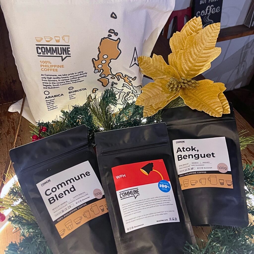 SAMPLER SET 1 - Commune Tote + (3) 100g Sampler Beans - Commune Cafe ...